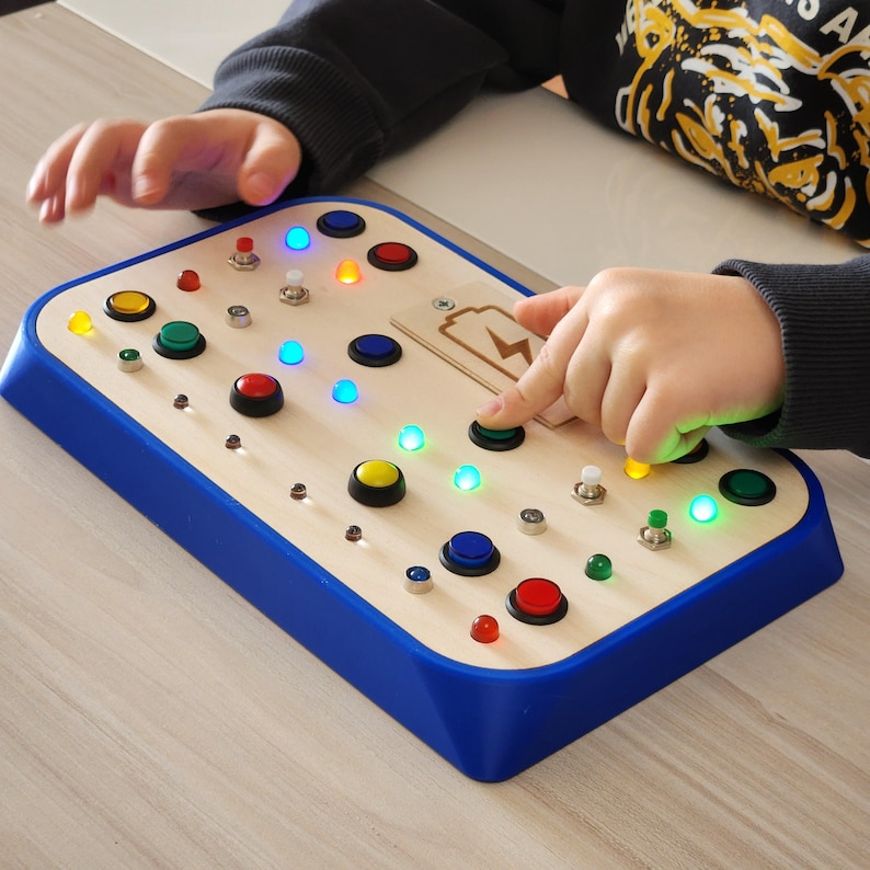 Busy Board Led Light, Activity Board for Toddler, Switch Board for ...