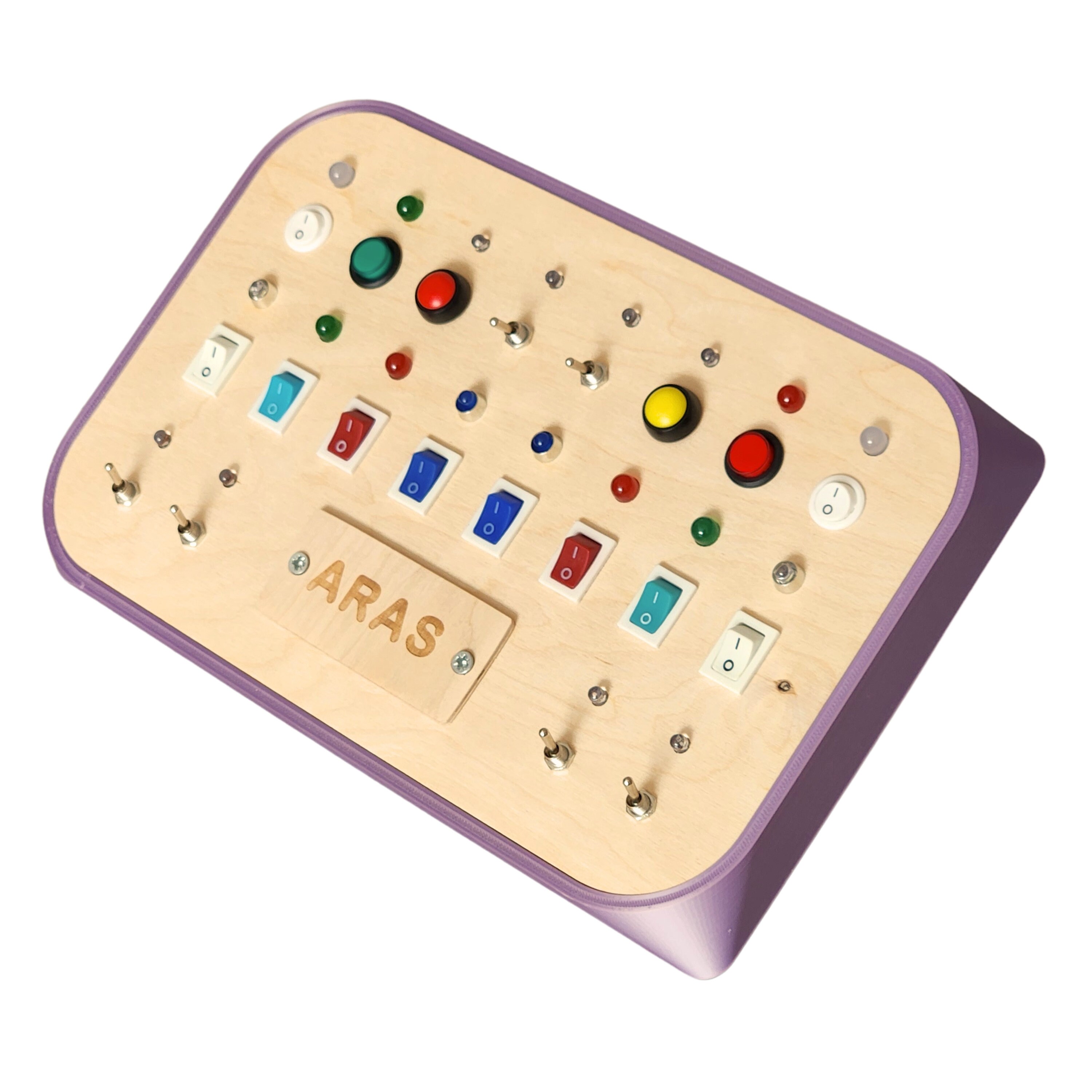 LED Light Busy Board, Toddler Activity Toy, Switch Board - Etsy