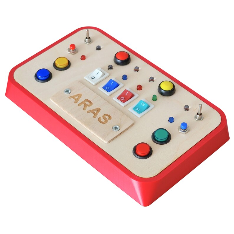 Busy Board for Baby, Button Switch Board, Travel Busy Board, Activity ...