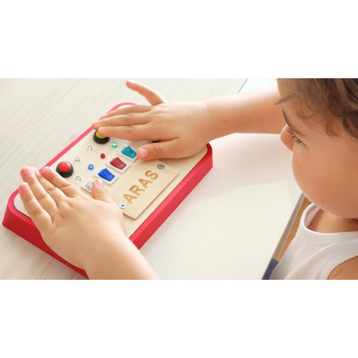 Busy Board for Baby, Button Switch Board, , Travel Busy Board ...