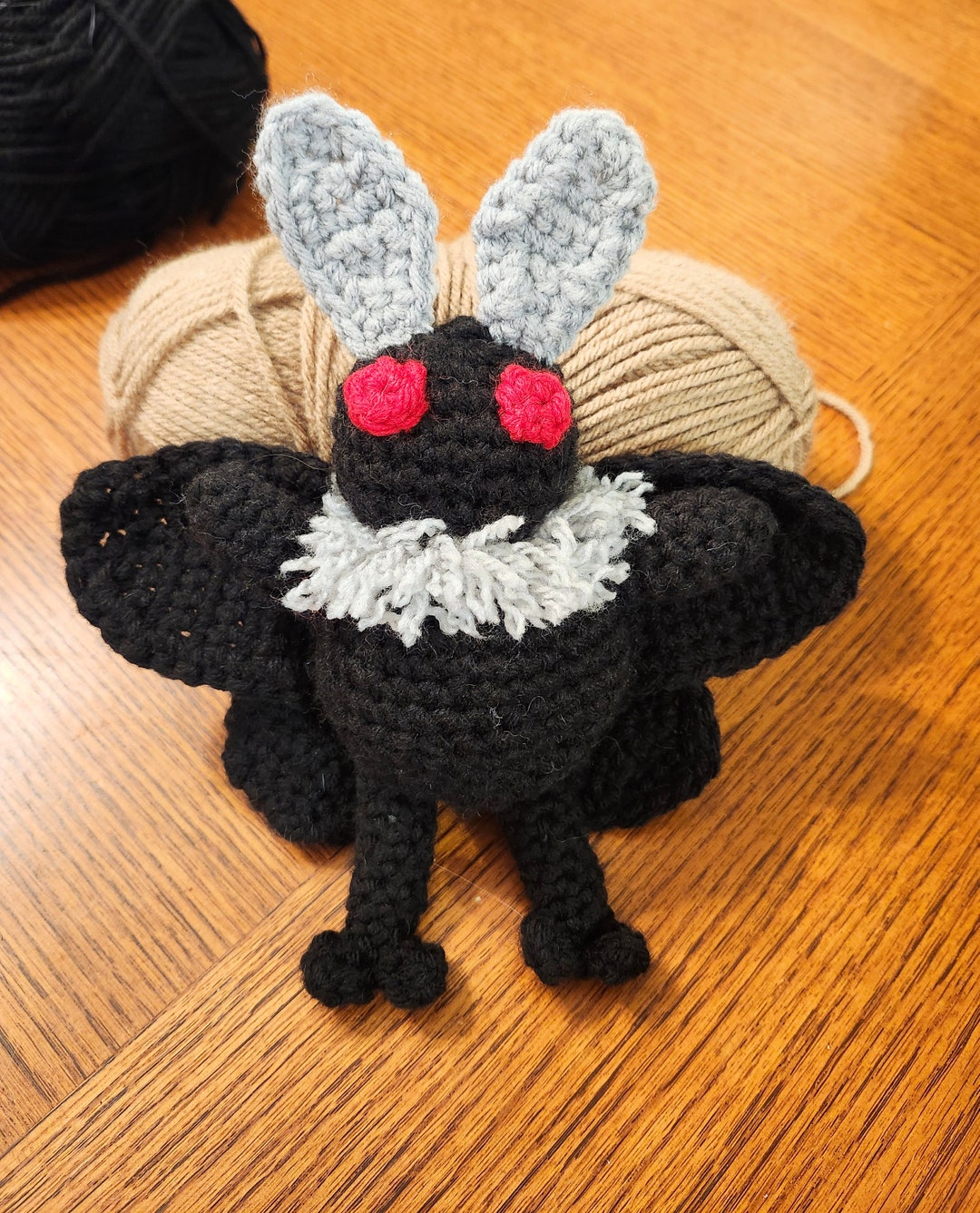 Mothman Crochet Plushie - Etsy