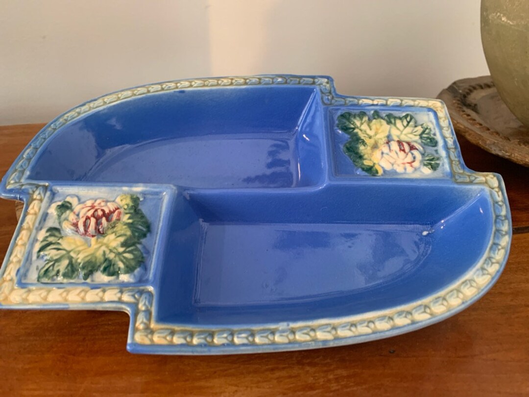 Oval Vintage 2 Way Divided Bowl - Etsy