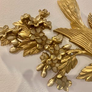 Vintage Syroco Bird Sculpture, Mid Century Bird Wall Plaque, Hollywood ...