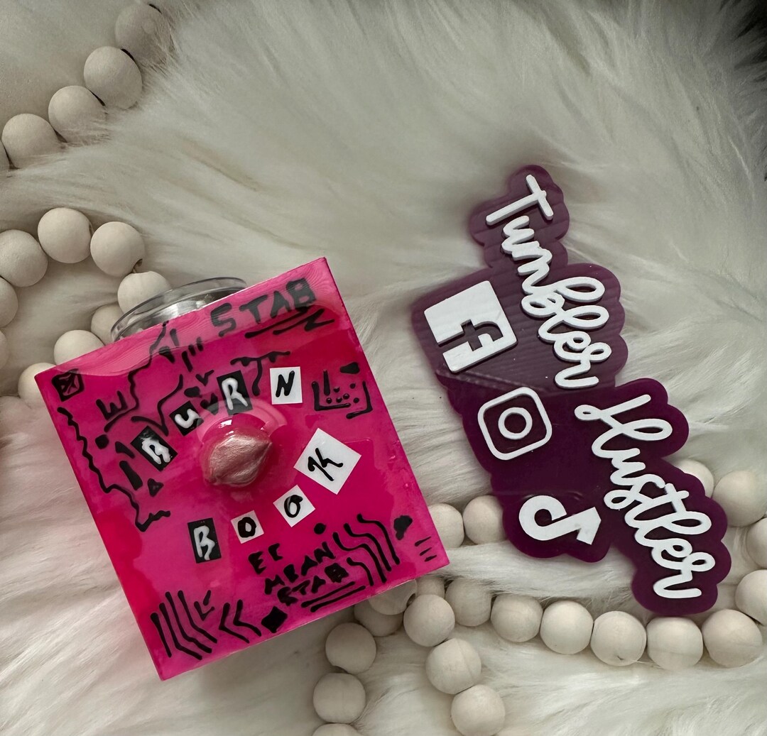 3D Mini Burn Book Shot Tumbler - Etsy