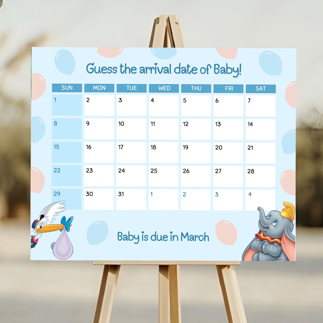 Dumbo Baby Due Sign | Dumbo Elephant Welcome Sign | Elephant Dumbo Baby ...