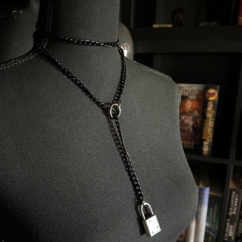 Locking Necklace - Etsy UK