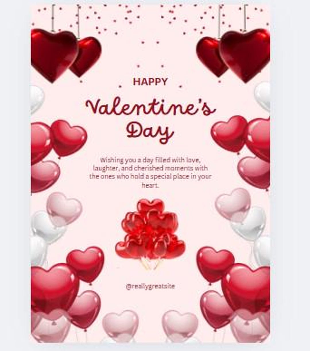 Valentine's Day Card Template | Printable DIY Valentine's Cards ...