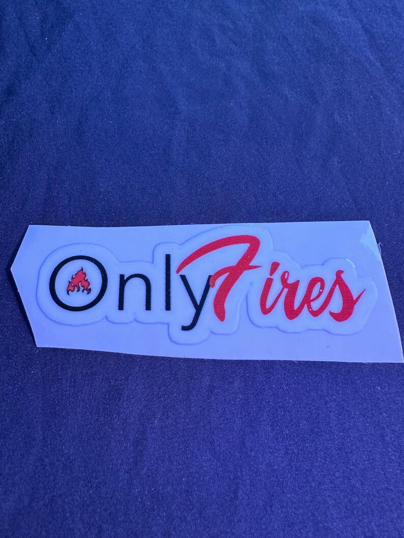 Fire Department THEMED UV Decals - Etsy