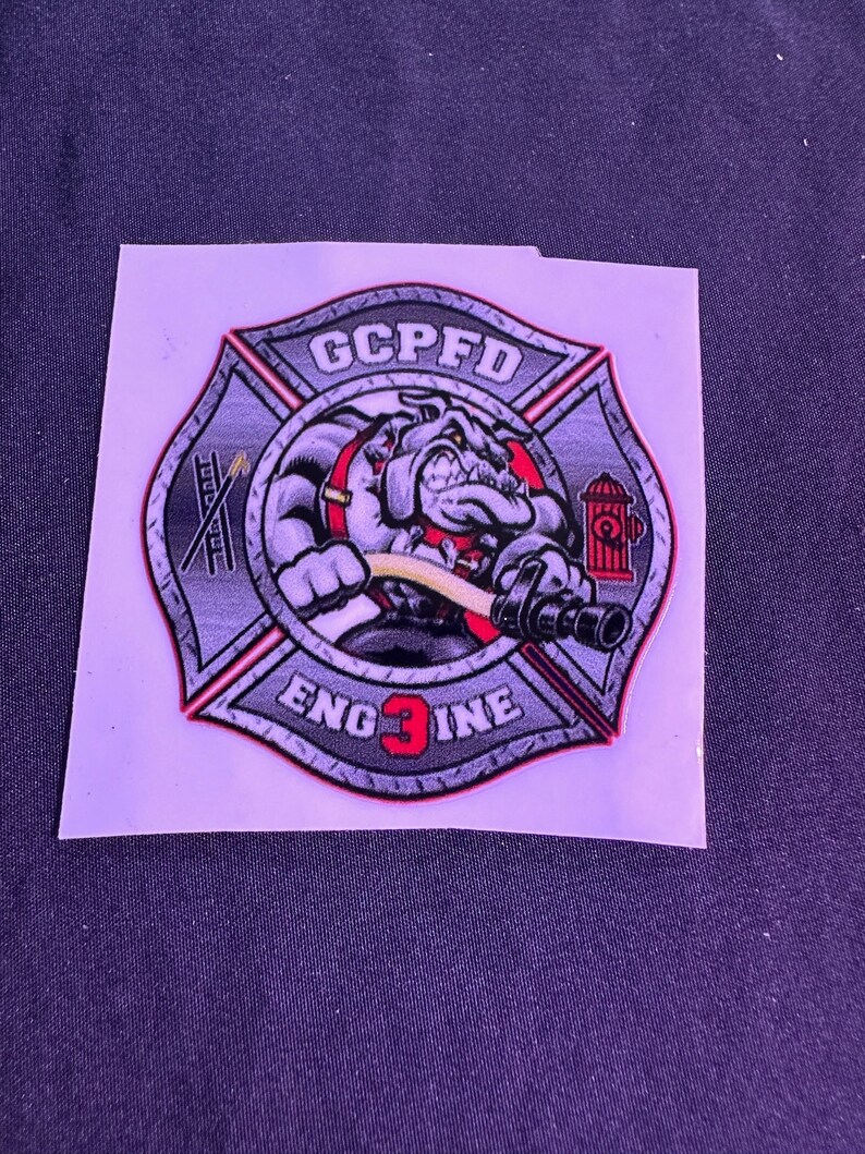 Fire Department UV Decals Batch 3 - Etsy
