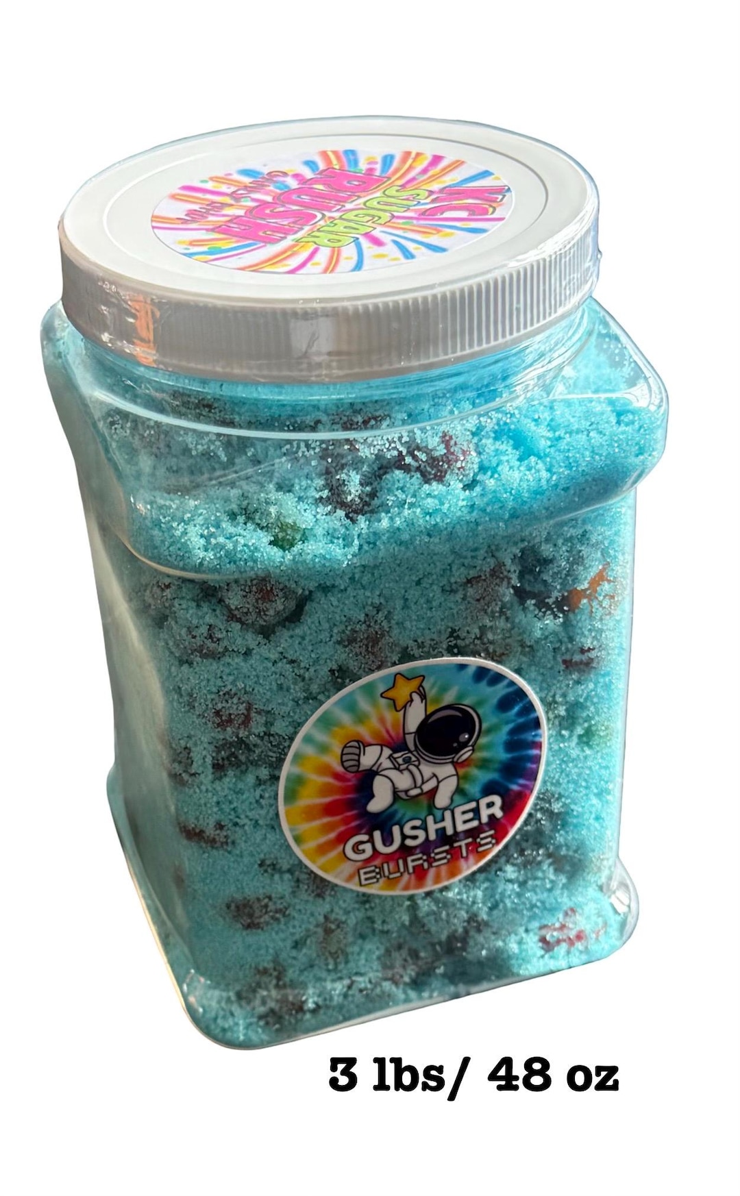 Gushers Bursts Candy: Sour, Blue Razz, Cotton Candy Flavors - Etsy