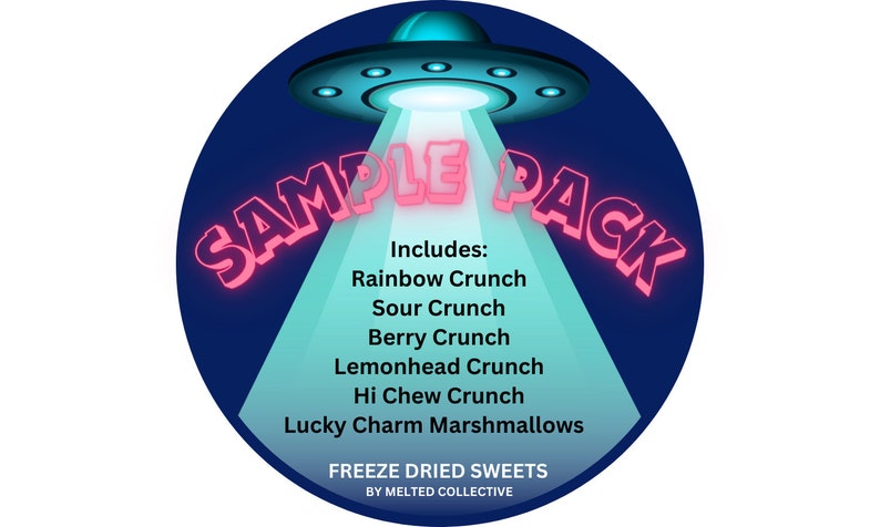 Freeze Dried Candy Sample Bundle Includes 6 Candies 2 Surprise Bonus ...