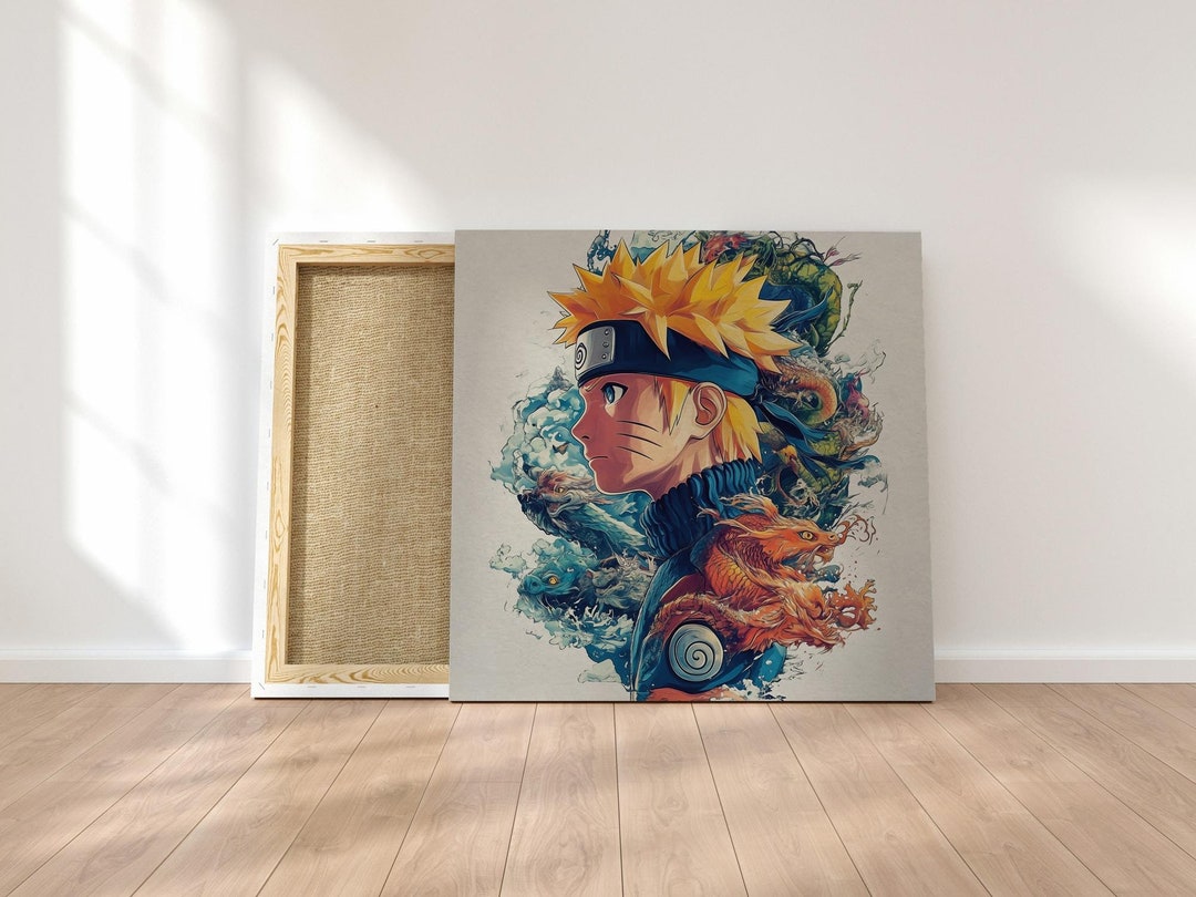 Elemental Naruto Portrait | Anime Art Print | Naruto Inspired Anime ...