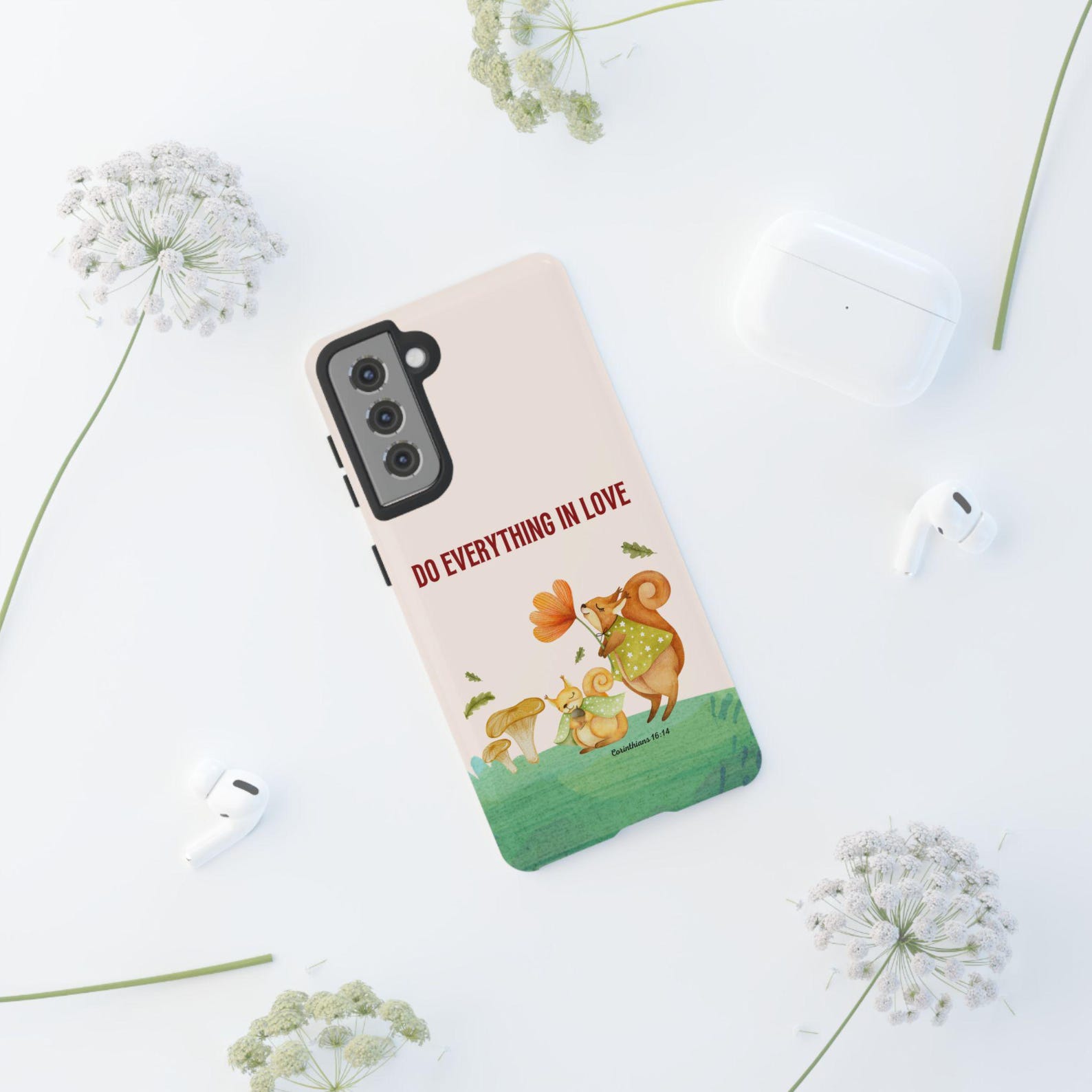 Do Everything in Love Bible Verse Phone Case Cute Cover for Iphone ...