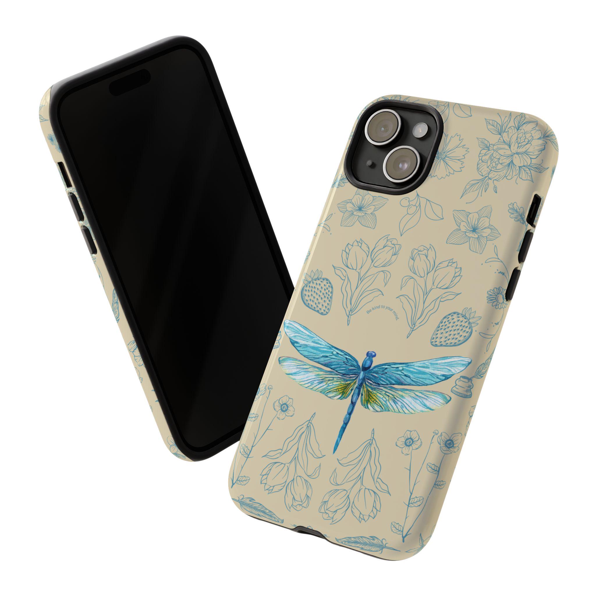 Cottagecore Phone Case Dragonfly Aesthetic Garden Nature Dragon Fly ...