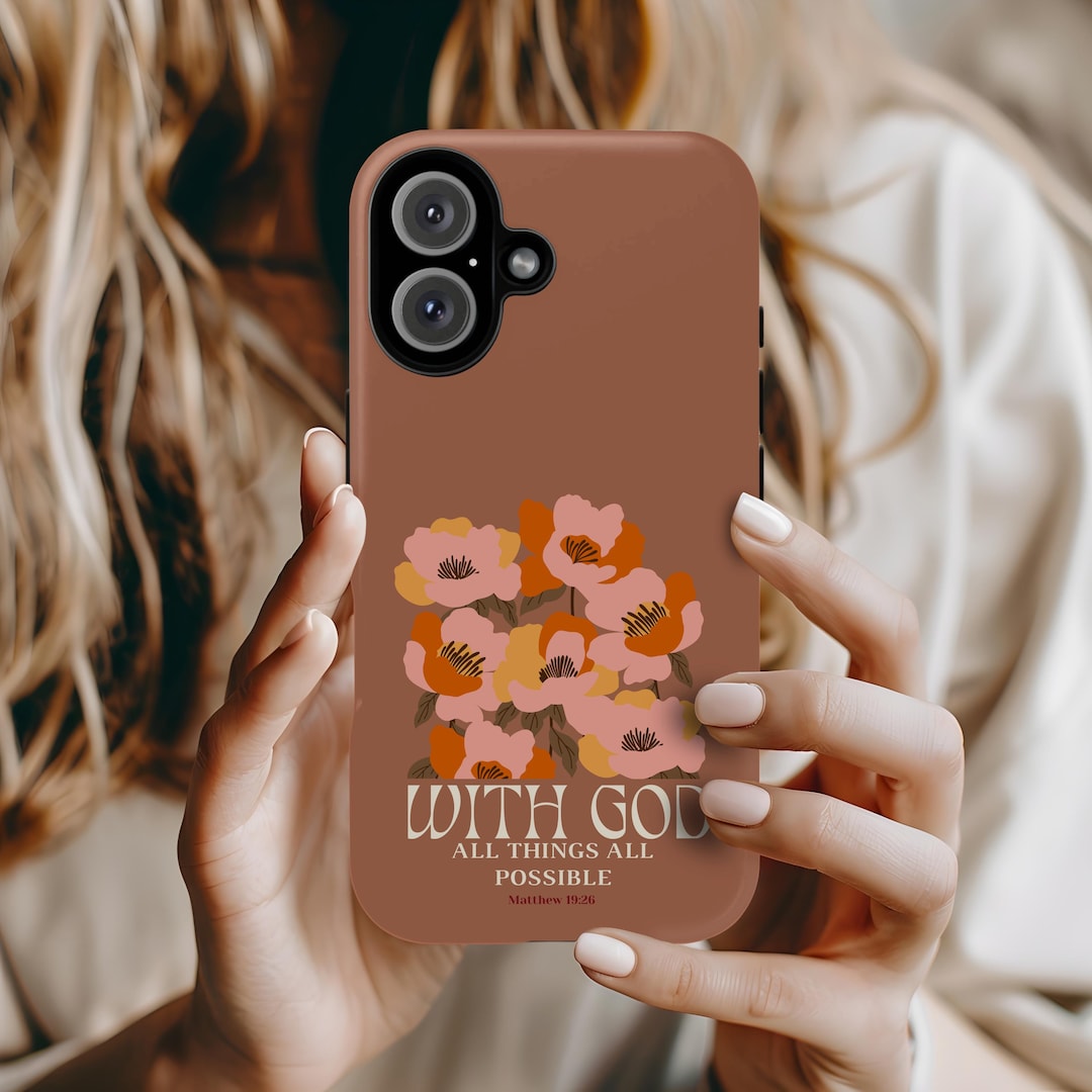 God Phone Case Aesthetic Christian Cover Fit for iPhone 16 Pro Max, 15 ...
