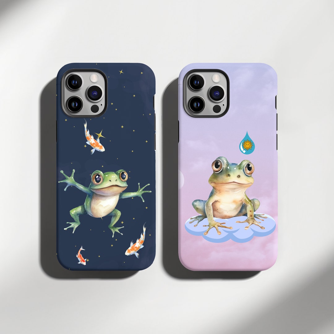Cute Frog iPhone Case Magnetic Tough Case iPhone 15 Case, iPhone 14 ...