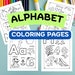 26 Printable Alphabet Coloring Pages, Learn and Color: ABC Coloring ...