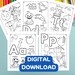 26 Printable Alphabet Coloring Pages, Learn and Color: ABC Coloring ...