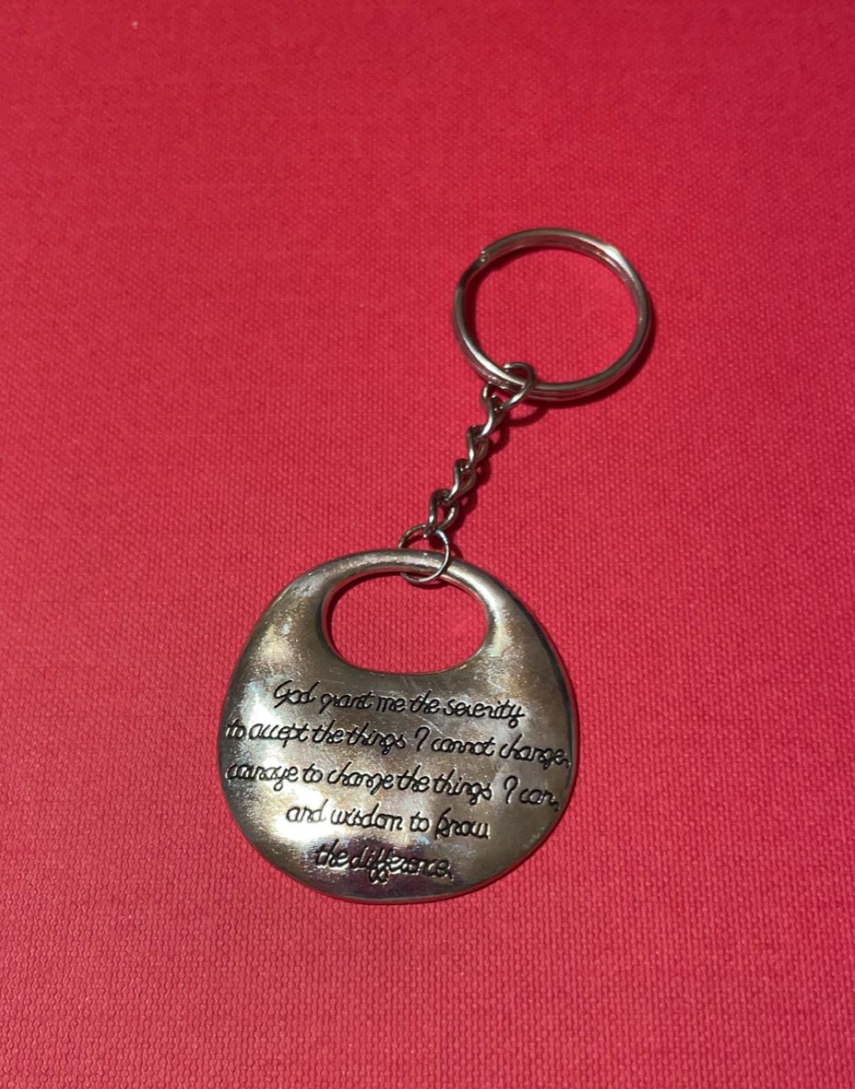 Serenity Prayer Keychain - Etsy
