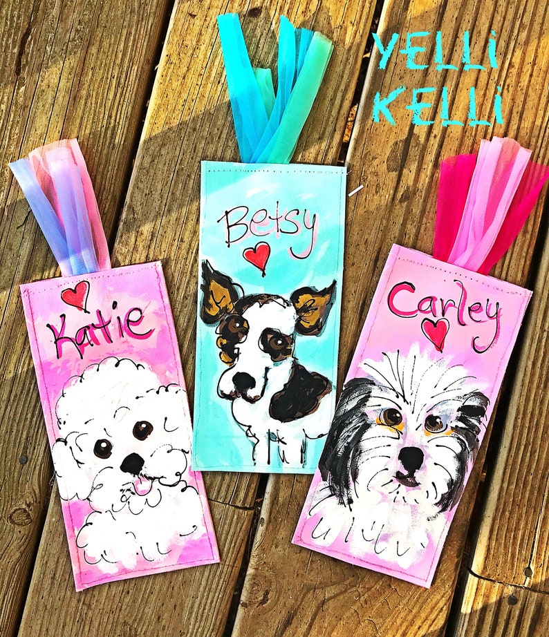 Pet Bookmark Made to Order Any Colors Yellikelli - Etsy