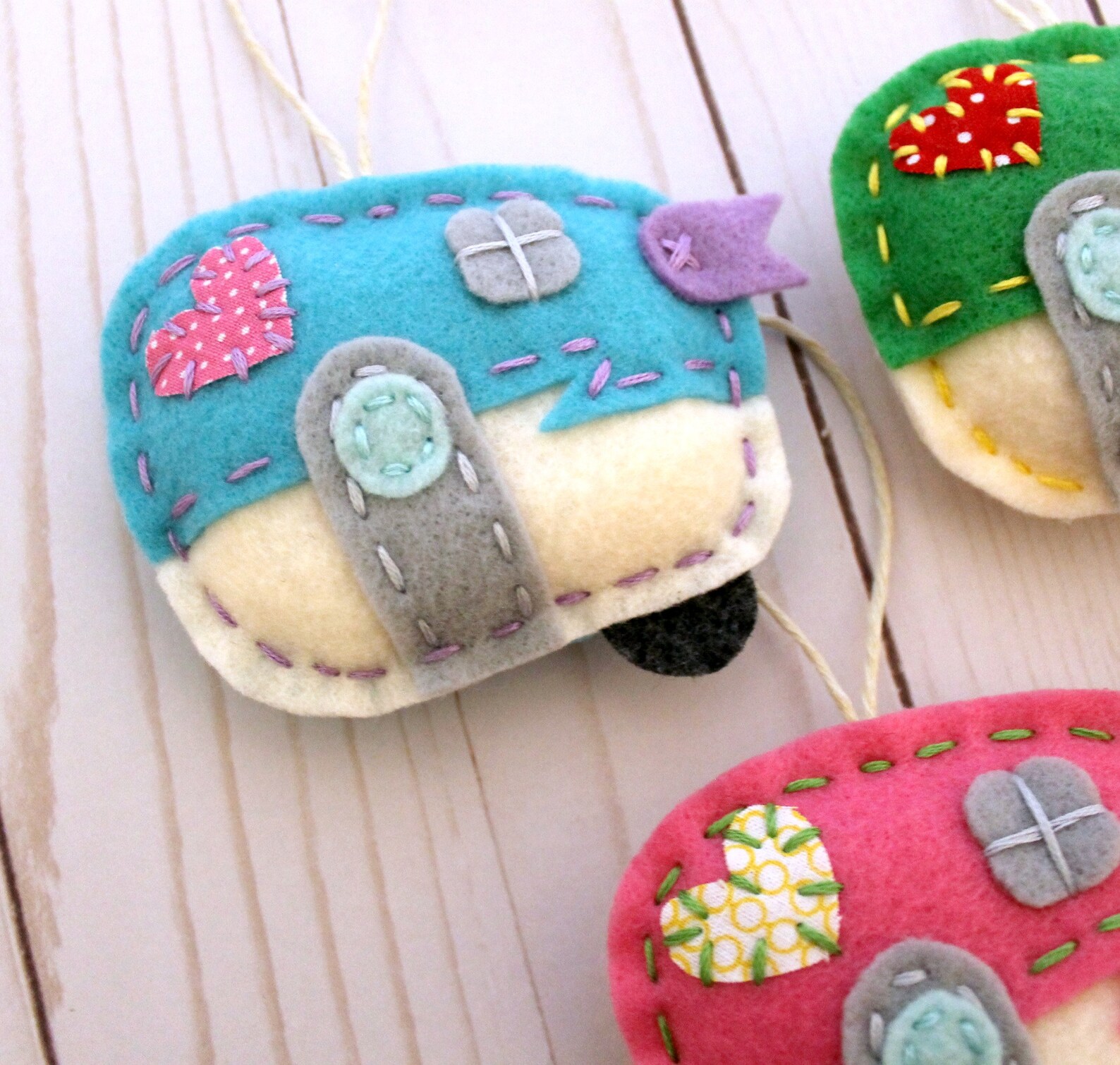 Felt Camper Ornament. Sewing Pattern. PDF Pattern. Digital Pattern ...