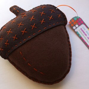 Felt Acorn Toy. Acorn Softie. Acorn Plush. Acorn Soft Toy. Waldorf Toy ...