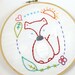 Fox and Squirrel Hand Embroidery Pattern: Woodland Nursery Art (PDF ...
