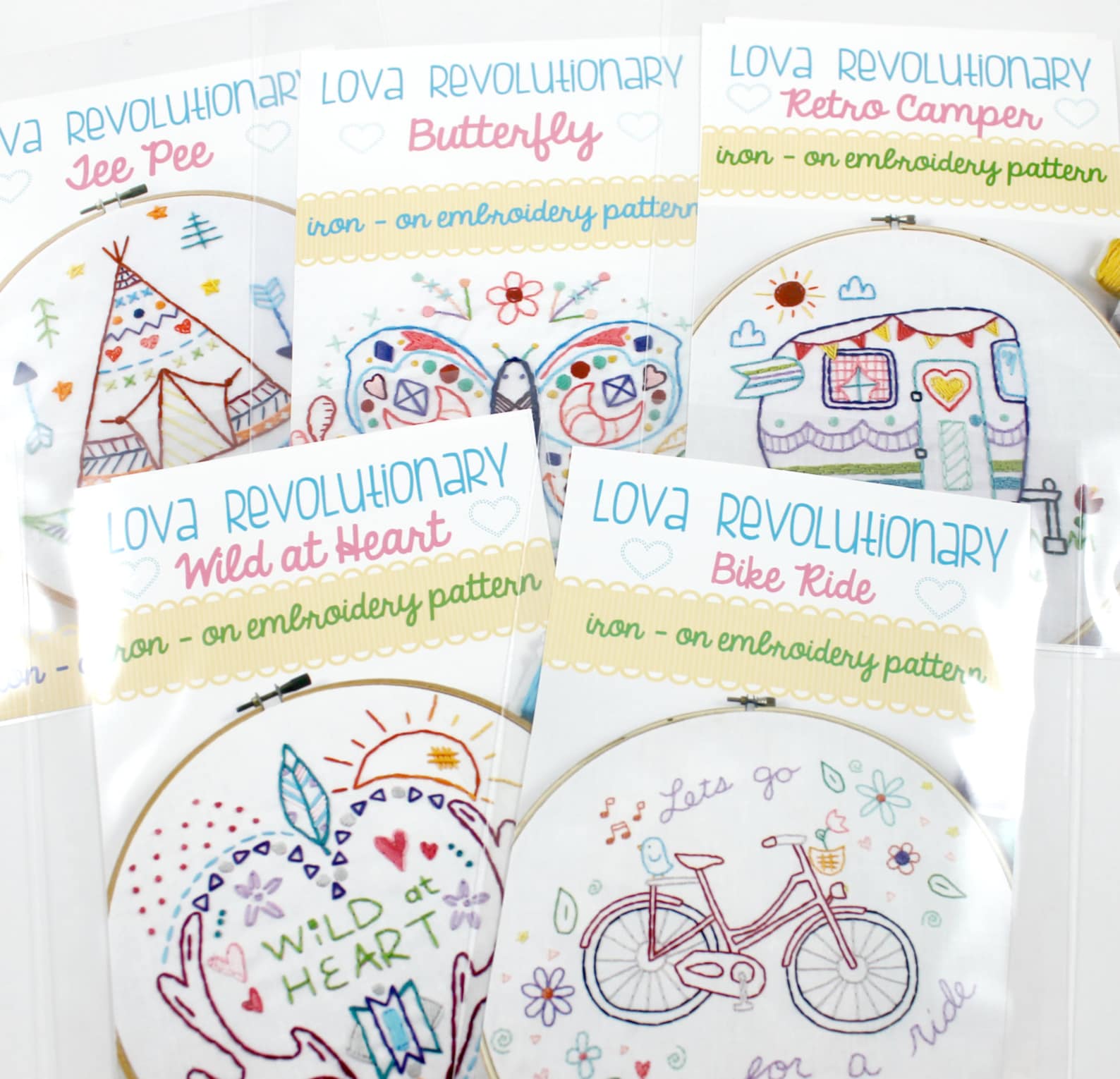 Iron on Hand Embroidery Patterns. Hand Sewing. Iron on - Etsy