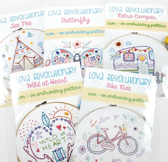 Iron On Hand Embroidery Patterns