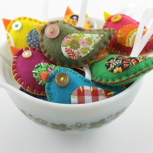 Felt Bird Ornament Pattern. PDF Pattern. Bird Design. Digital Pattern ...