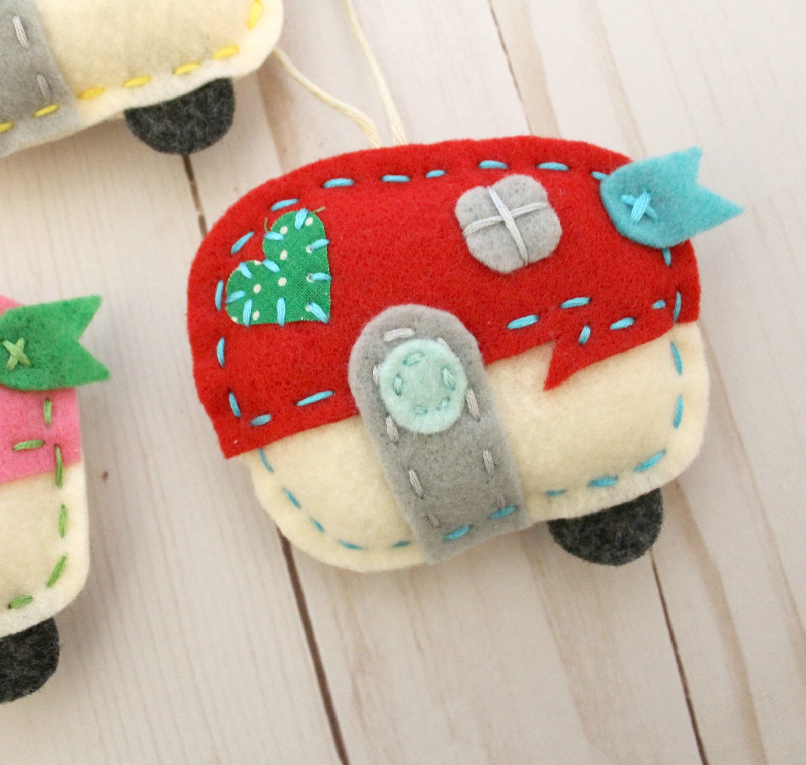Felt Camper Ornament. Sewing Pattern. PDF Pattern. Digital Pattern ...