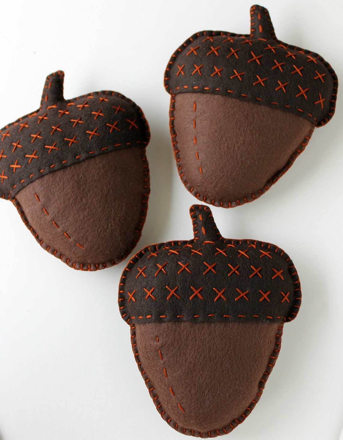 Acorn Sewing Pattern. Felt Acorn. Digital Pattern. Beginner - Etsy Canada