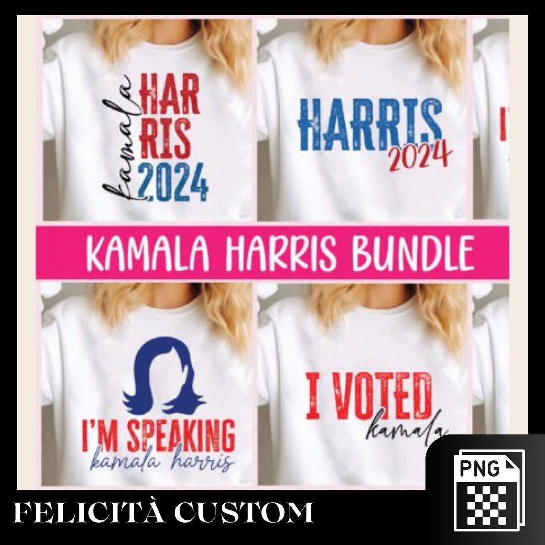 Kamala Harris 2024 Svg Png Bundle Mama Harris PNG Digital Download I ...