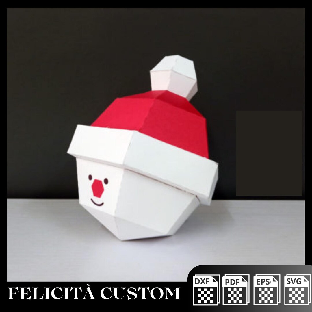 3d Papercraft Christmas Bauble Dangler I Digital Download I 3D ...