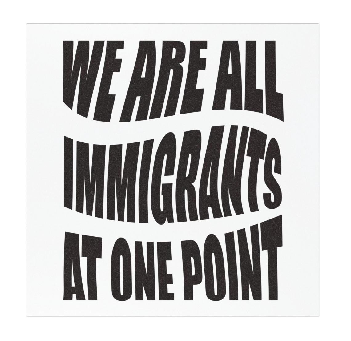 We Are All Immigrants Political Car Magnet USA Immigration Election ...
