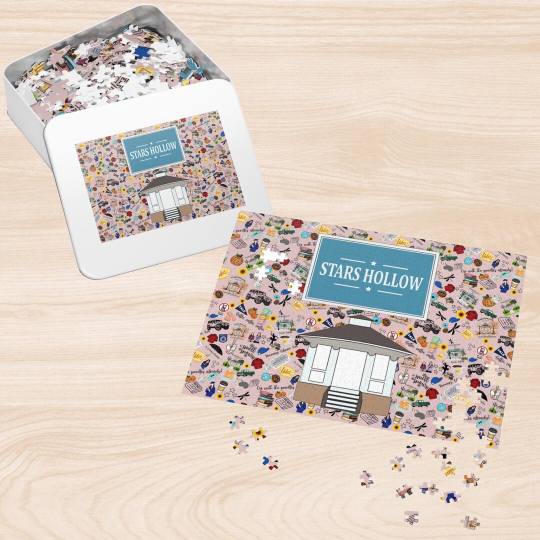 Gilmore Girl Jigsaw Puzzle: Stars Hollow Collage (500/1000-piece) - Etsy