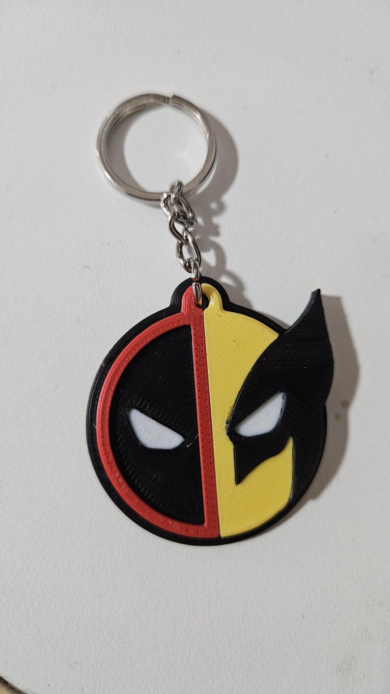 Deadpool X Wolverine Keychain - Etsy