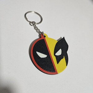 Deadpool X Wolverine 3D Print Keychain - Etsy