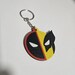 Deadpool X Wolverine 3D Print Keychain - Etsy