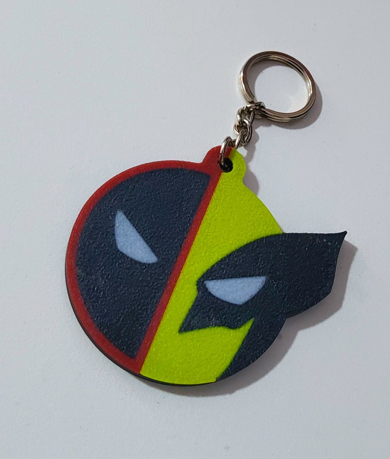 Deadpool X Wolverine 3D Print Keychain - Etsy