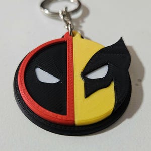 Deadpool X Wolverine Keychain - Etsy