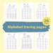26 Alphabetical Tracing Pages, Alphabet Flashcard, Coloring Page ...
