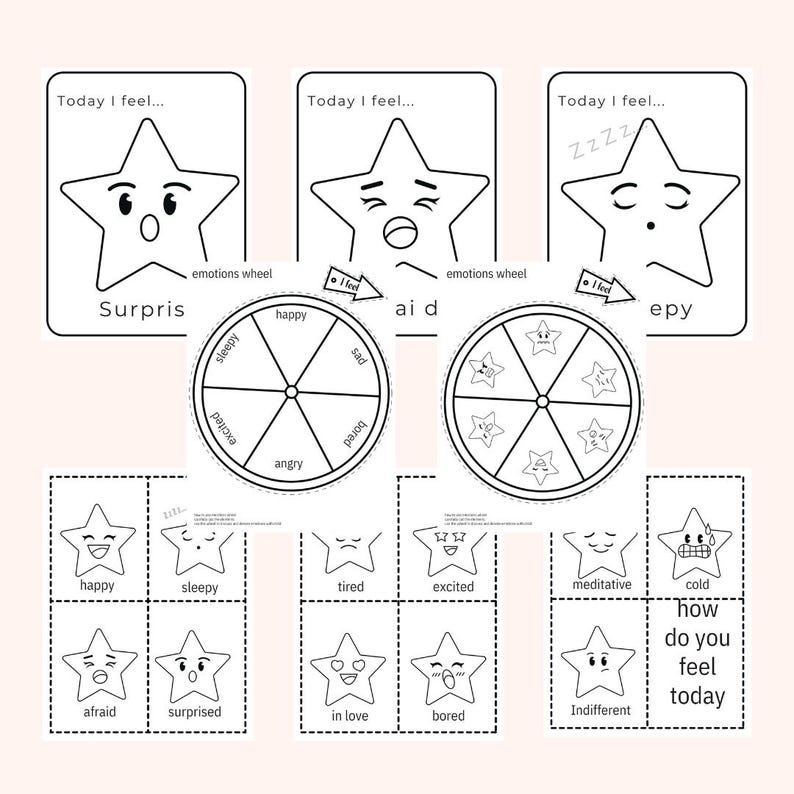 45 Printable Emotions Coloring Pages With Emoticons Fun Educational ...