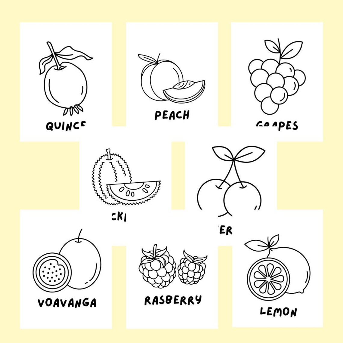 20 Printable Fruits Coloring Pages Fun & Educational Preschool ...