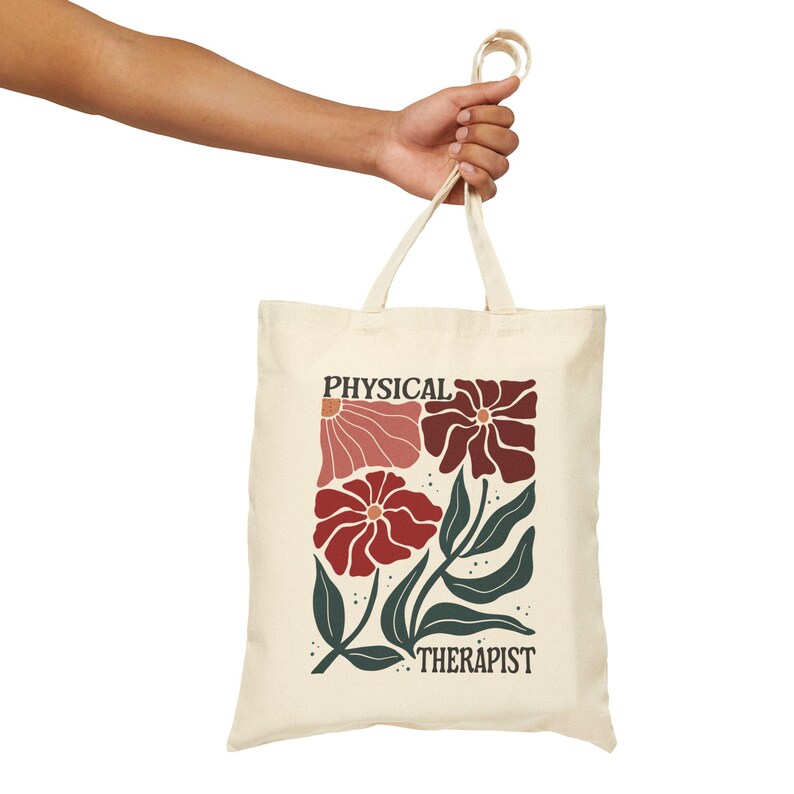 Physical Therapist Tote Bag Vintage PT Shoulder Bag Physical Therapy ...