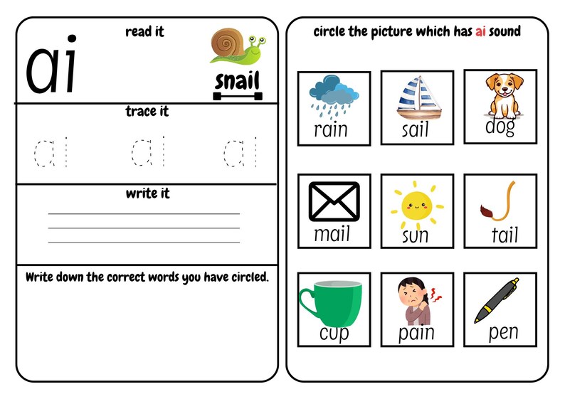 Phase 4 Phonics: Vowel Team ,consonant Digraph and Bossy R Practice ...