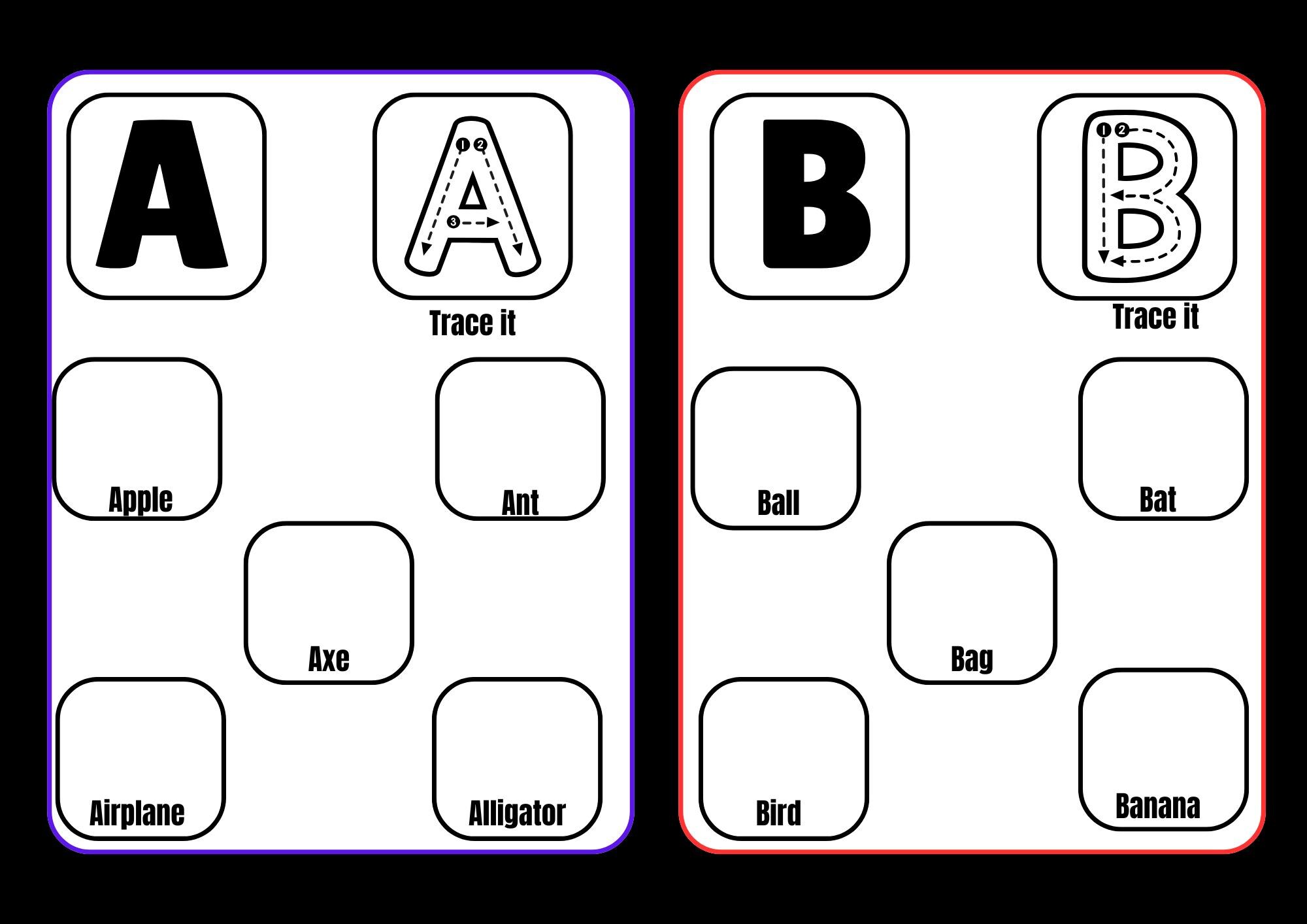 Beginning Sounds Matching Game: ABC Phonics Activity (PDF Download - Etsy