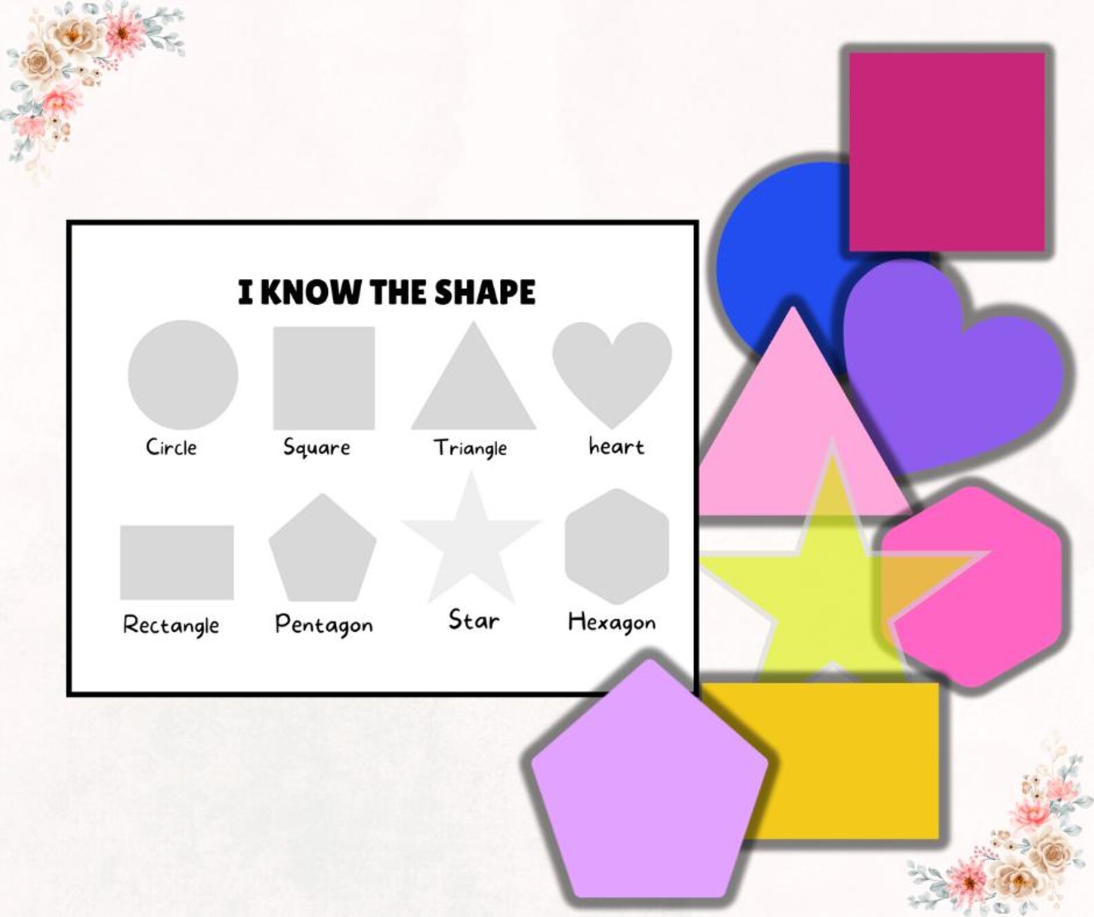 Montessori Busy Book Printable Toddler Learning Binder Preschool ...