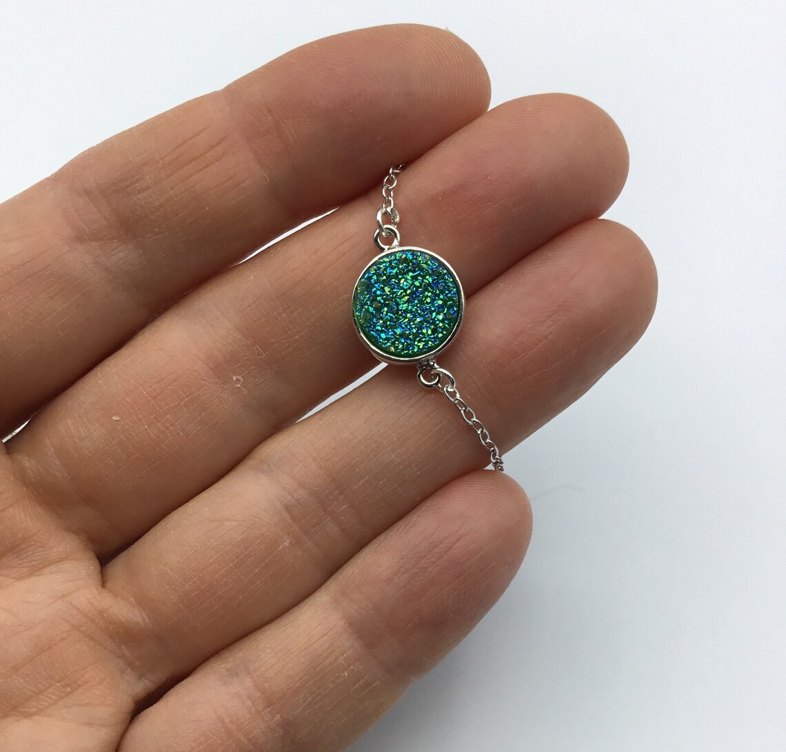 Druzy rose gold Bracelet rose gold jewelry Druzy Bracelet | Etsy