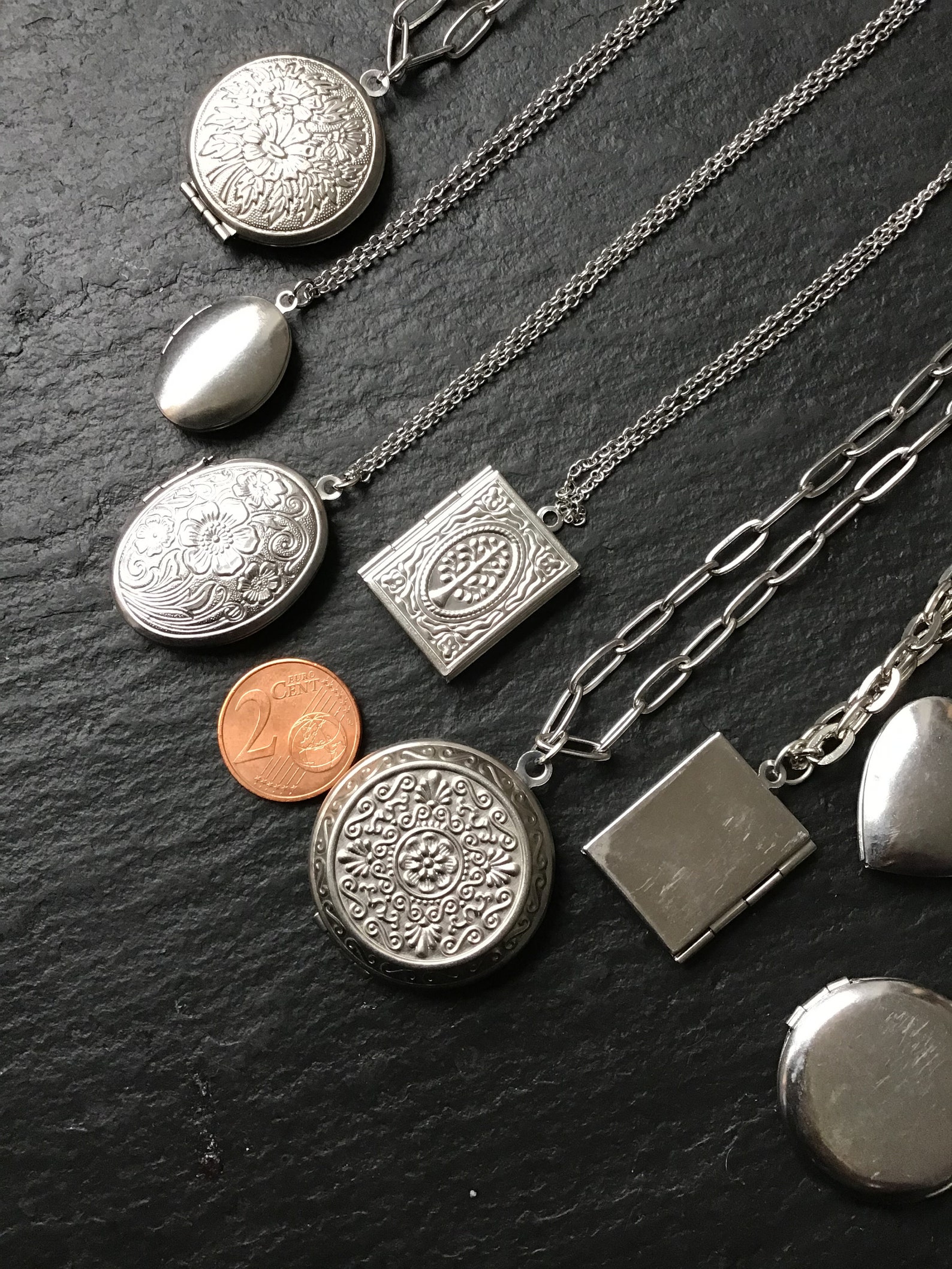 Stainless Steel Locket With Choose Your Chain Great | Etsy